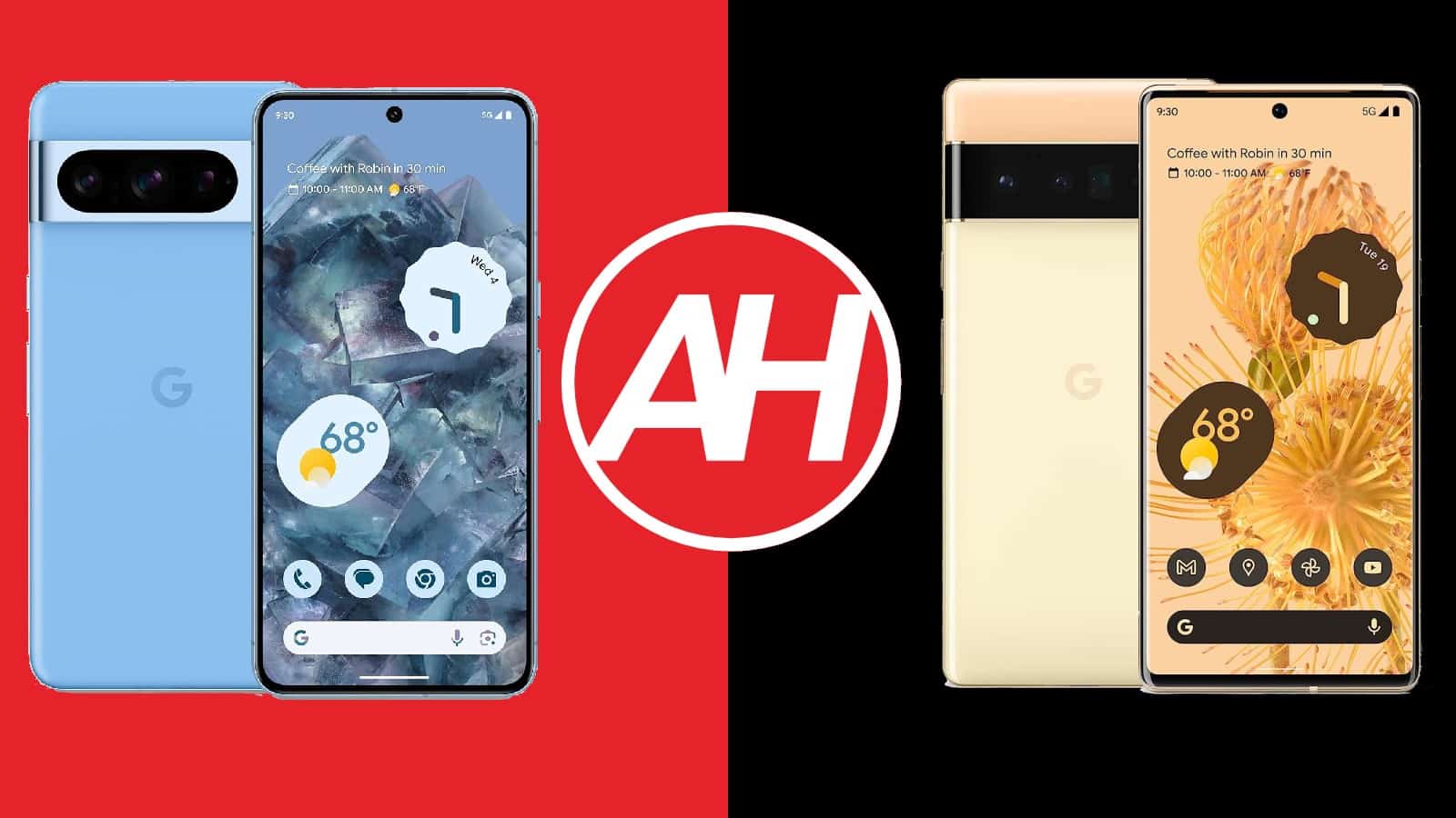 Google Pixel 8 Pro versus Google Pixel 6 Pro